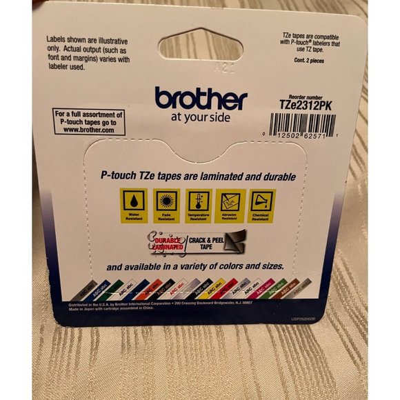 Brother | Office | New Genuine Brother Ptouch Tze23 12 Black Print On ...